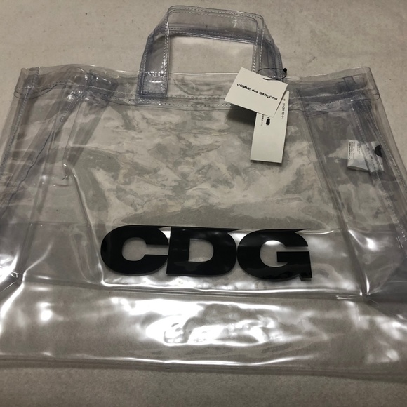 Comme des Garcons | Bags | New Cdg Clear Tote Bag Comme Des Garcons ...